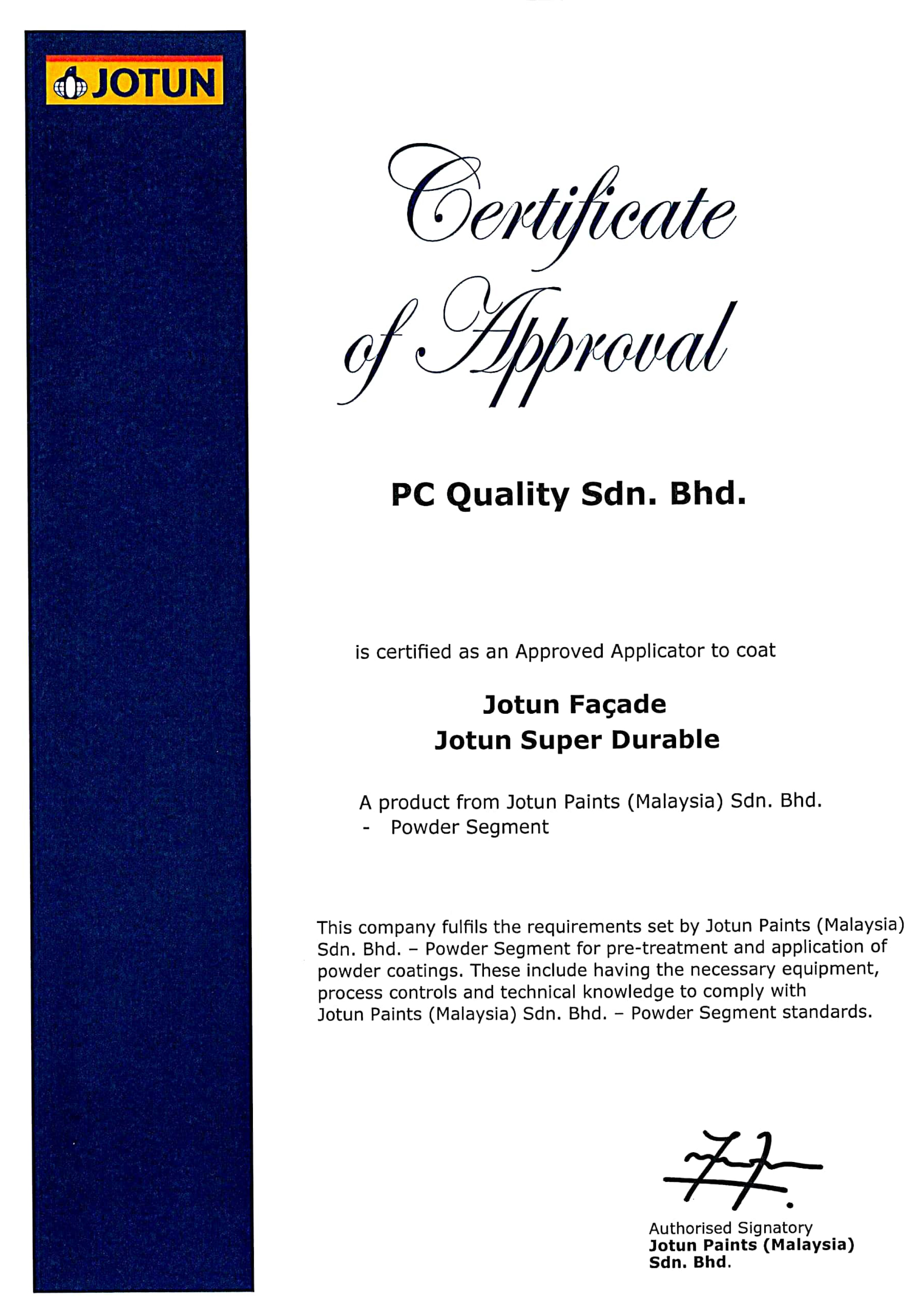 About Powder Coating Malaysia - PC Quality Group Kuala Lumpur